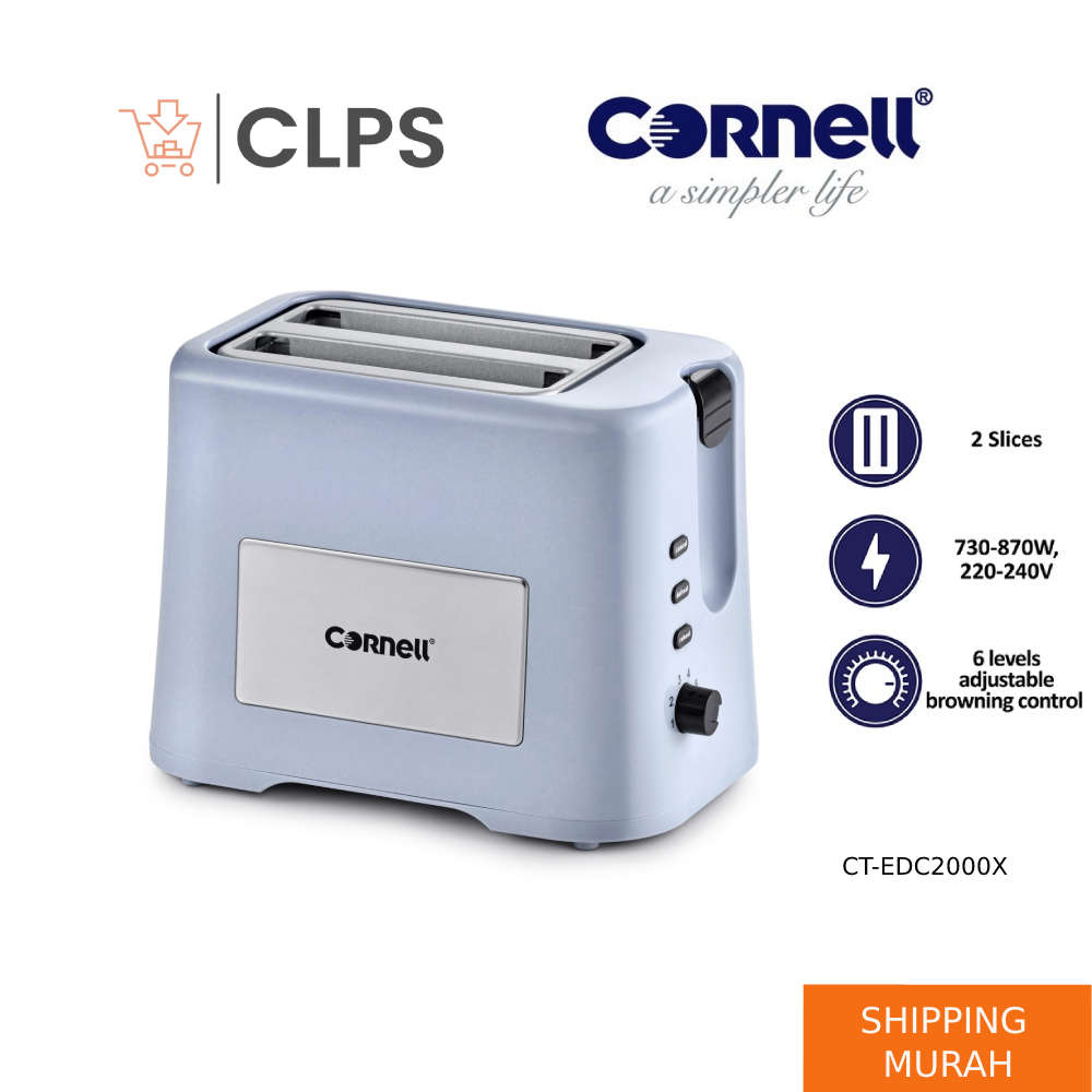 Cornell Bread Toaster Pembakar Roti CT-EDC2000X 烤面包机 Pop-Up Toaster CTEDC2000X | Shopee Malaysia