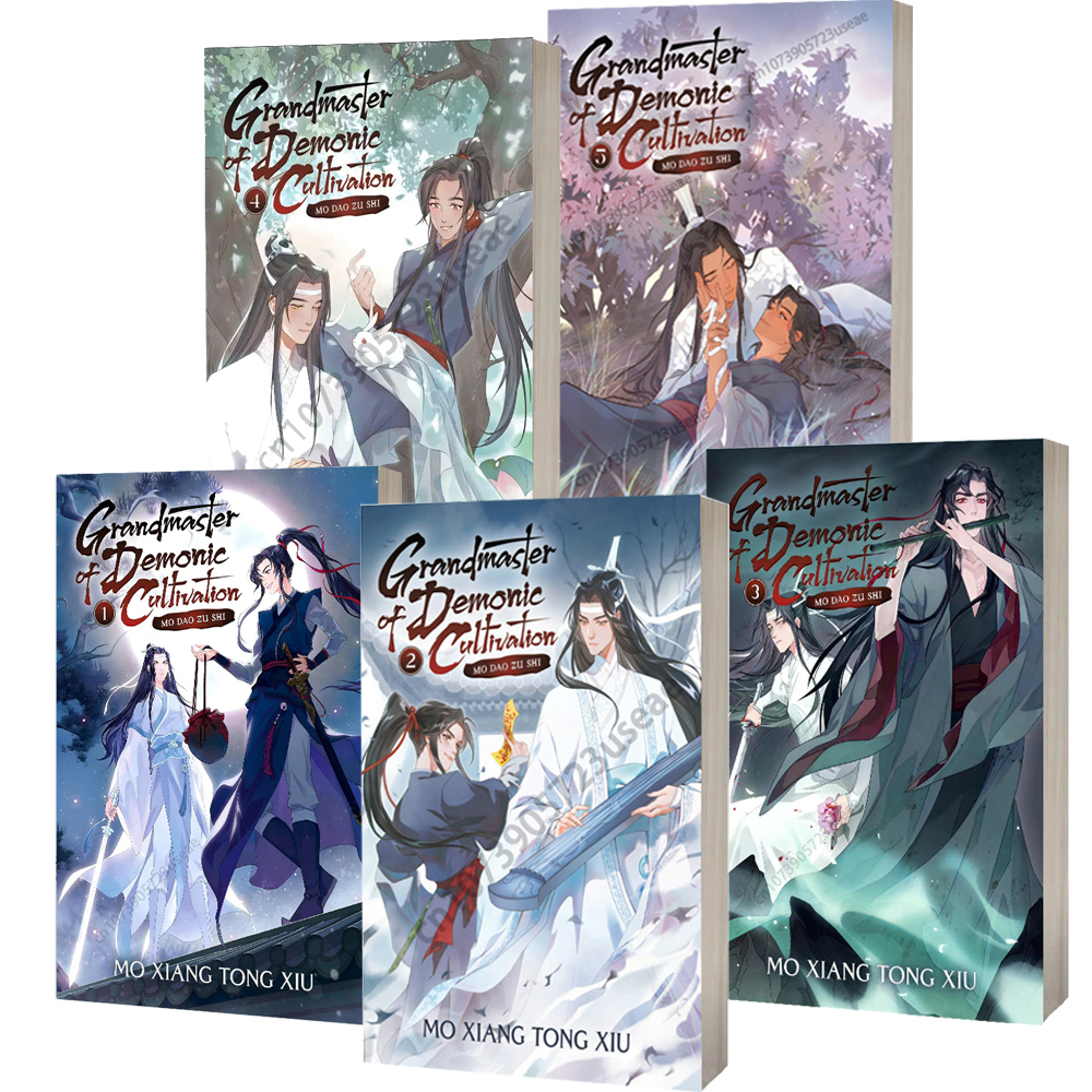 Grandmaster of Demonic Cultivation: Mo Dao Zu Shi Novel Vol. 1-5 Comic Book English Manga Novel ...