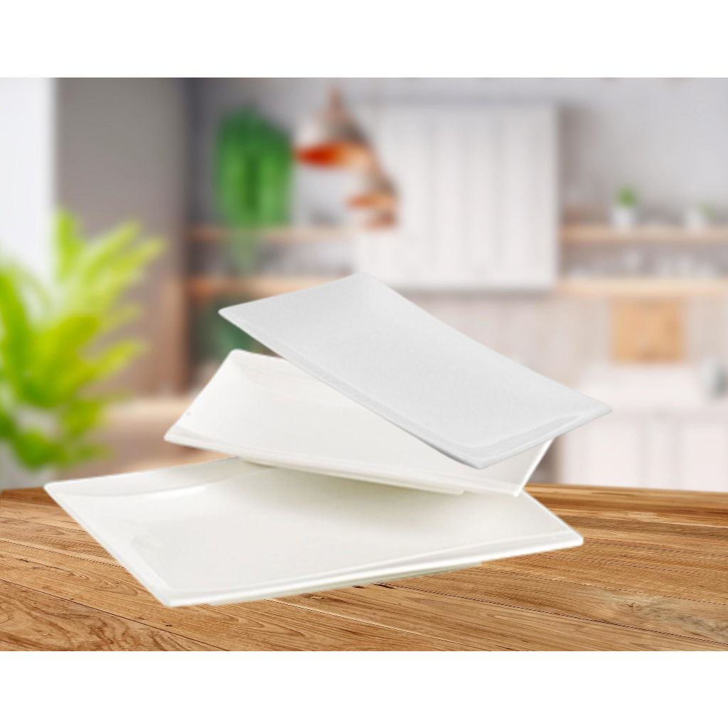 White Rectangle Plate/Sushi Plate/Serving Plates/Plate Serving Dish ...