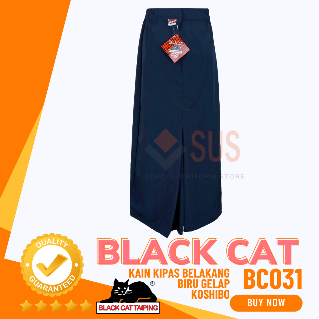 KAIN KIPAS BELAKANG BIRU KOSHIBO LICIN - BAJU SEKOLAH JENAMA BLACK CAT BC031 | Shopee Malaysia