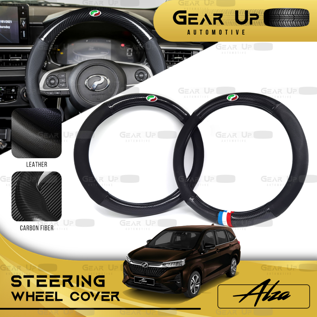 𝐒𝐓𝐄𝐄𝐑𝐈𝐍𝐆 𝐂𝐎𝐕𝐄𝐑 NEW Perodua ALZA 2025 2024 2023 2022 Accessories Gear Up ...