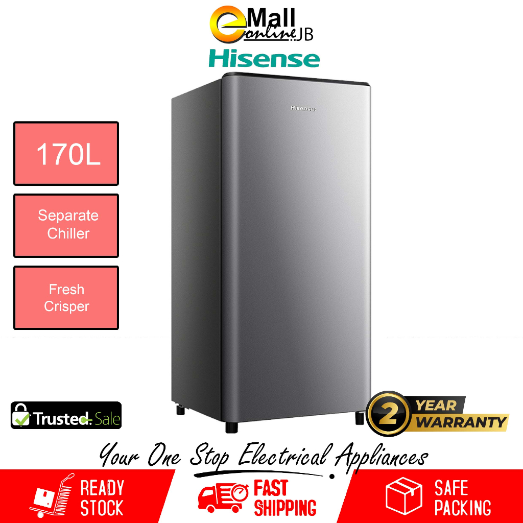 Hisense Fridge Single Door Refrigerator (170L) RR197D4AGN1 | Peti Sejuk ...