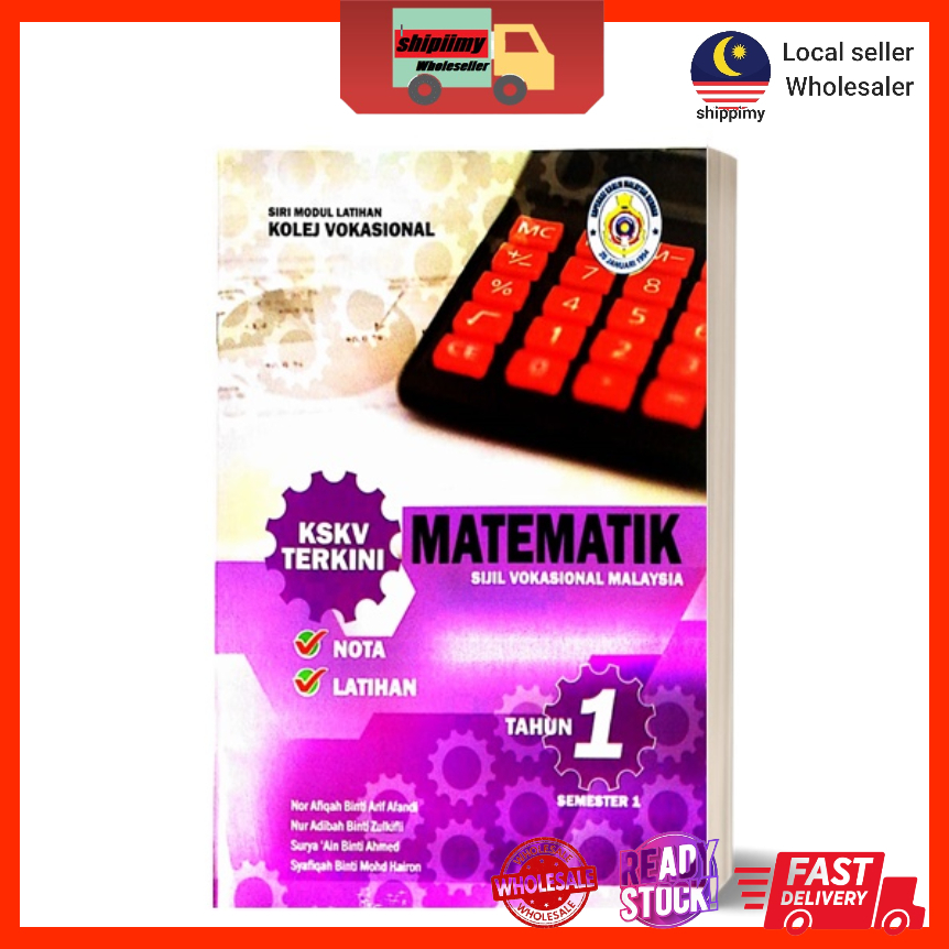 [Kolej Vokasional] MATEMATIK Tahun 1 Semester 1/ Siri Modul Latihan Kolej Vokasional | Shopee ...