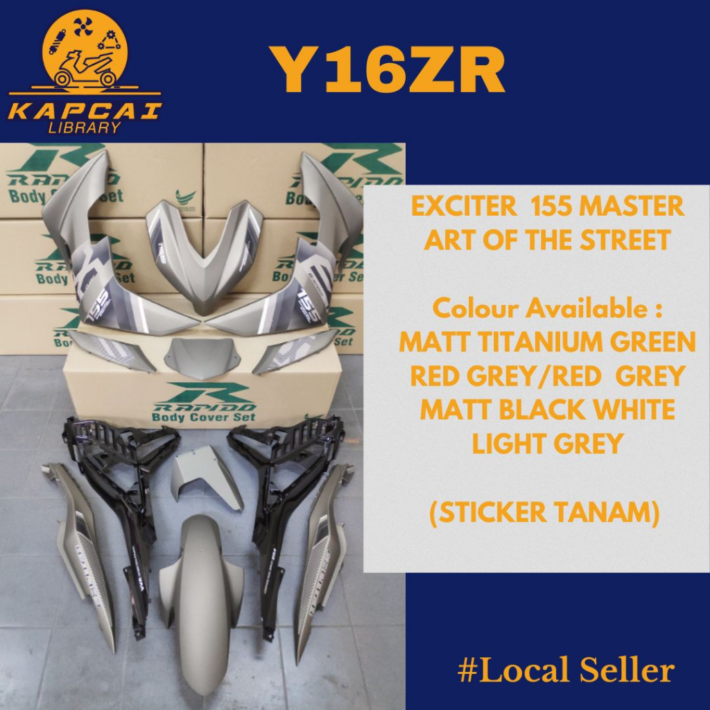 Rapido Yamaha Y16ZR Y16 Exciter 155 Master Art of the Street Motorcycle ...