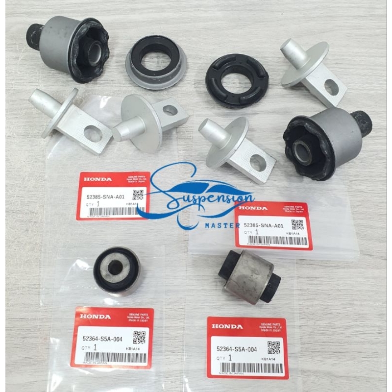 4 IN 1 SET -REAR TRAILING ARM BUSH - HONDA CIVIC 2006-2015 FD SNA /TRO ...