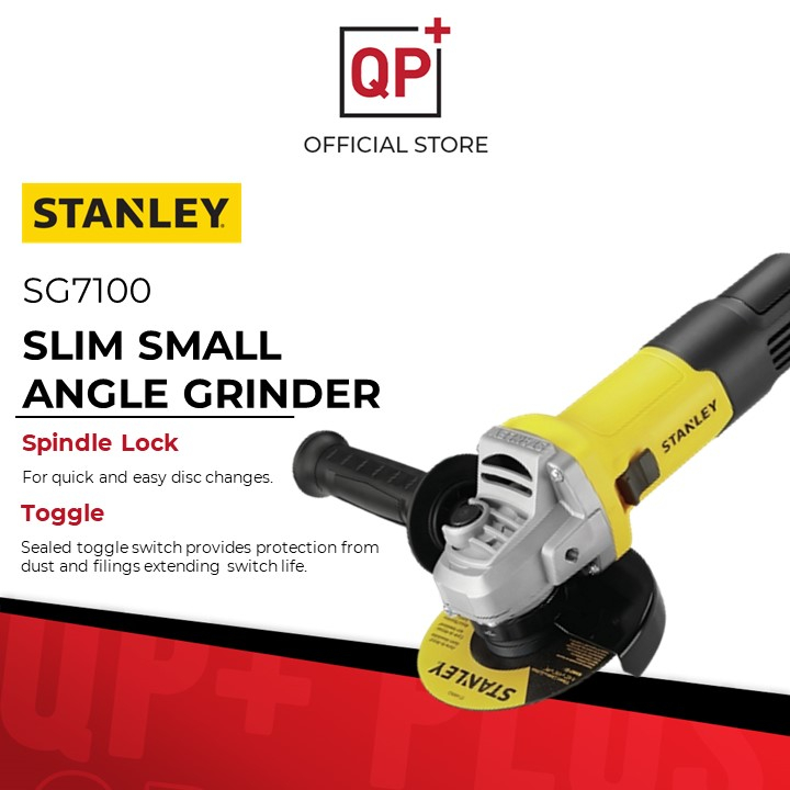 [EXCULSIVE MODEL] STANLEY SLIM 4" SMALL ANGLE GRINDER SG7100 750W 100MM ...