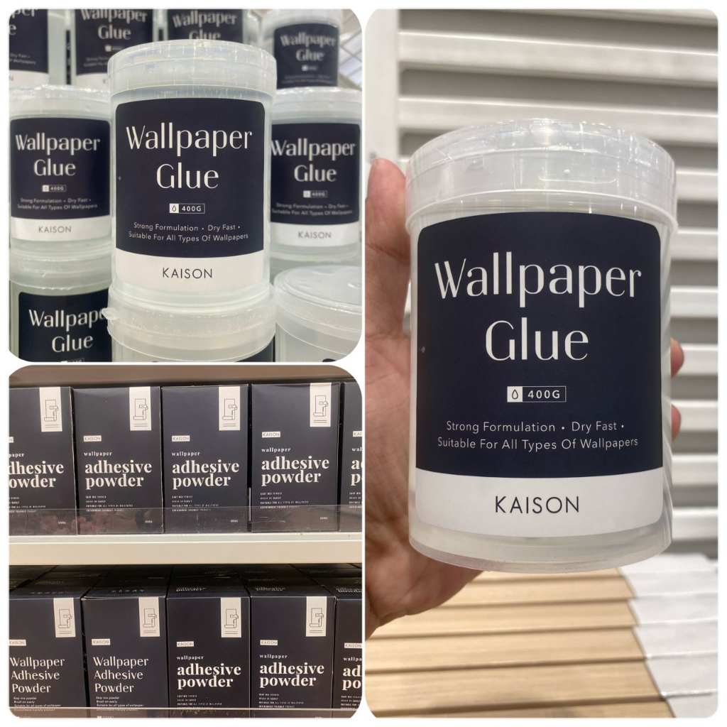 Kaison Wallpaper Glue / Wall Paper Adhesive Powder / Gam Penampal ...