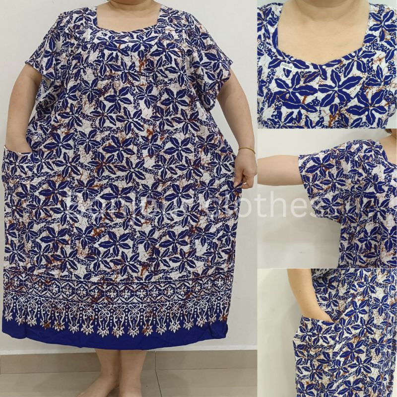 5SK Batik Sikak/Ladies Night Dress PLUS SIZE Nighty | Shopee Malaysia