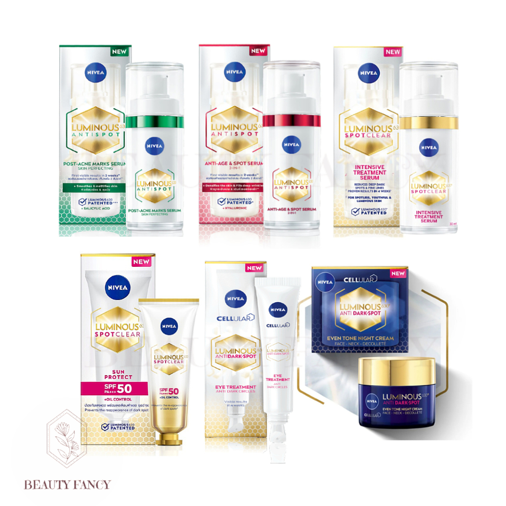 Nivea Luminous 630 Anti Dark Spot Gold Serum Advanced Treatment/Anti ...