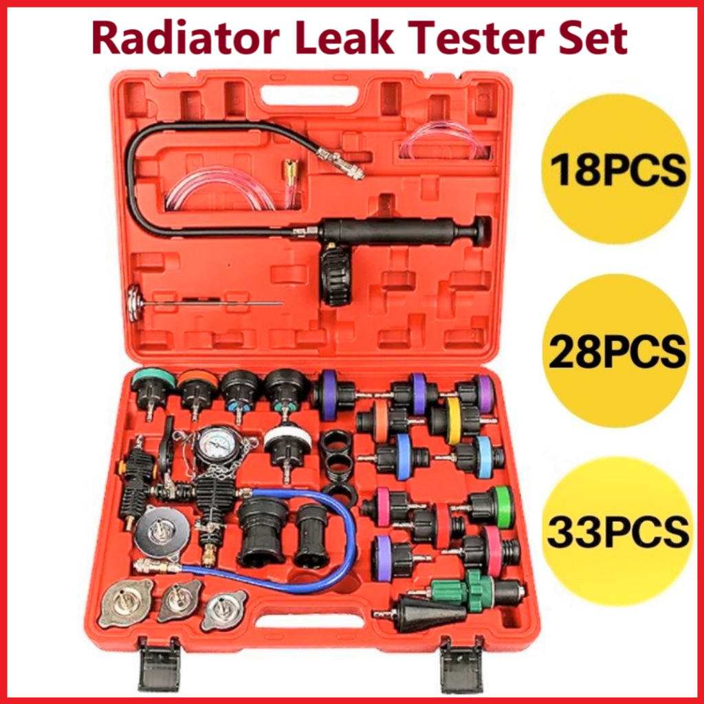 👍🏻High Quality👍 33pcs Radiator Tester Tool Set 28pcs 18pcs Tangki ...