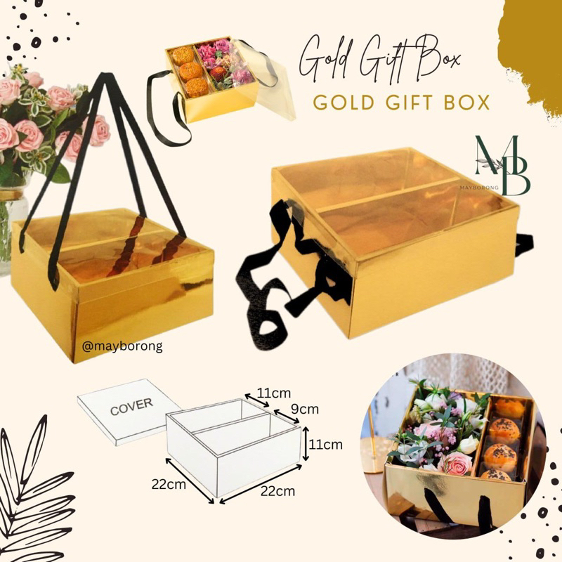 Transparent Flower Box Cake Box Chocolate BoxKotak Bunga Bouquet Gift ...