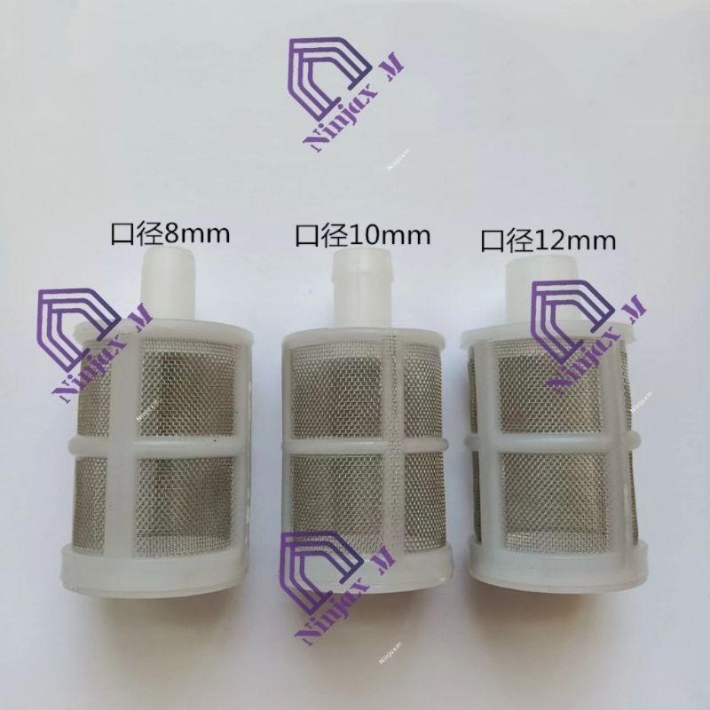 stainless steel net filter mini pump mesh filter / pump racun 8mm 10mm ...