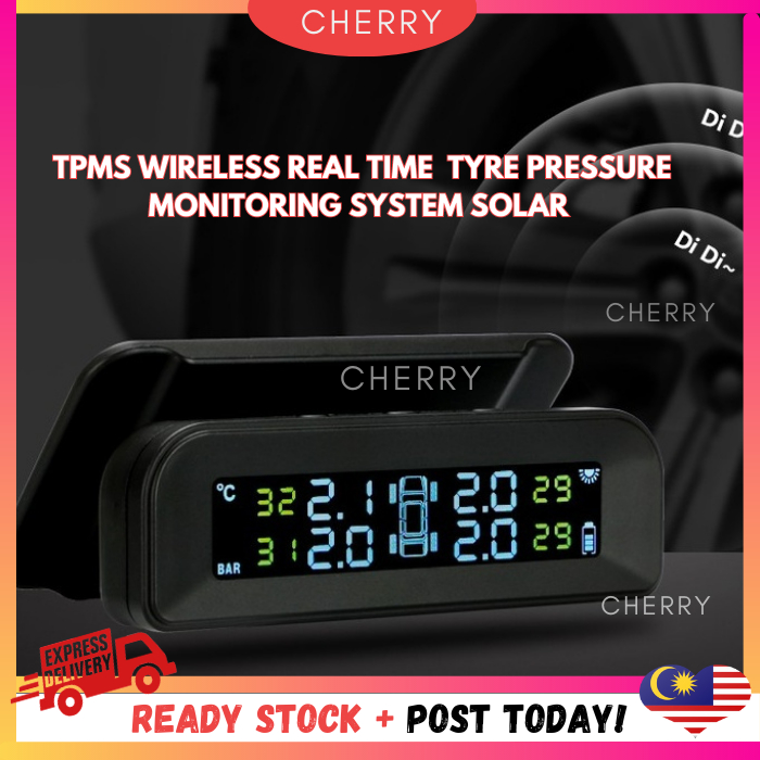[Shopee Choice] TPMS Upgraded Tyre Pressure Monitor System Car Wireless ...