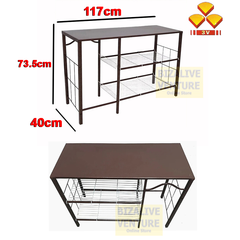 3V Powder Coating Kitchen Stove Rack | Cooking Table | Dish Rack ...