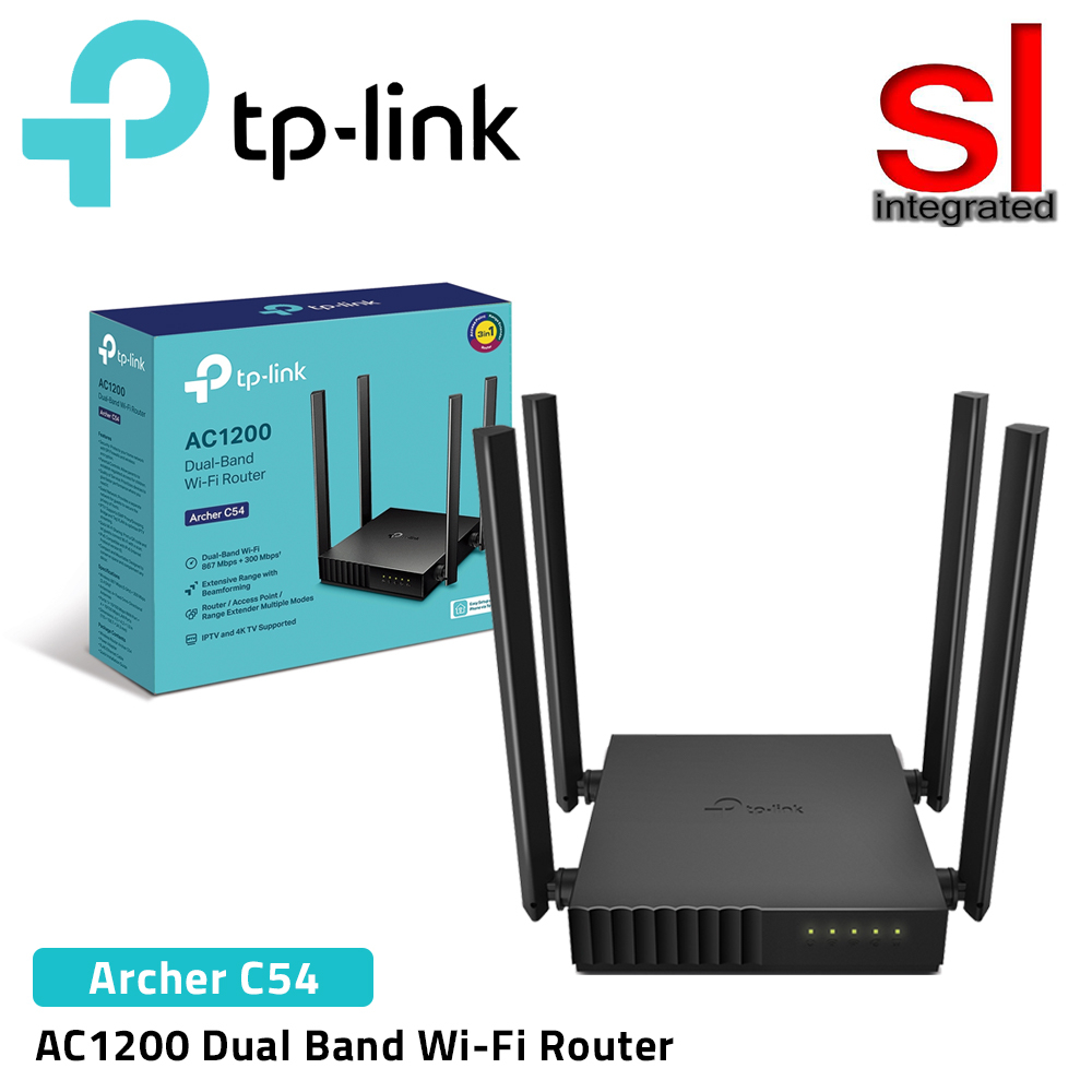 TP-Link Archer C54 AC1200 Dual Band Gigabit Multi-Mode 3in1 Wireless Wifi Router | Shopee Malaysia