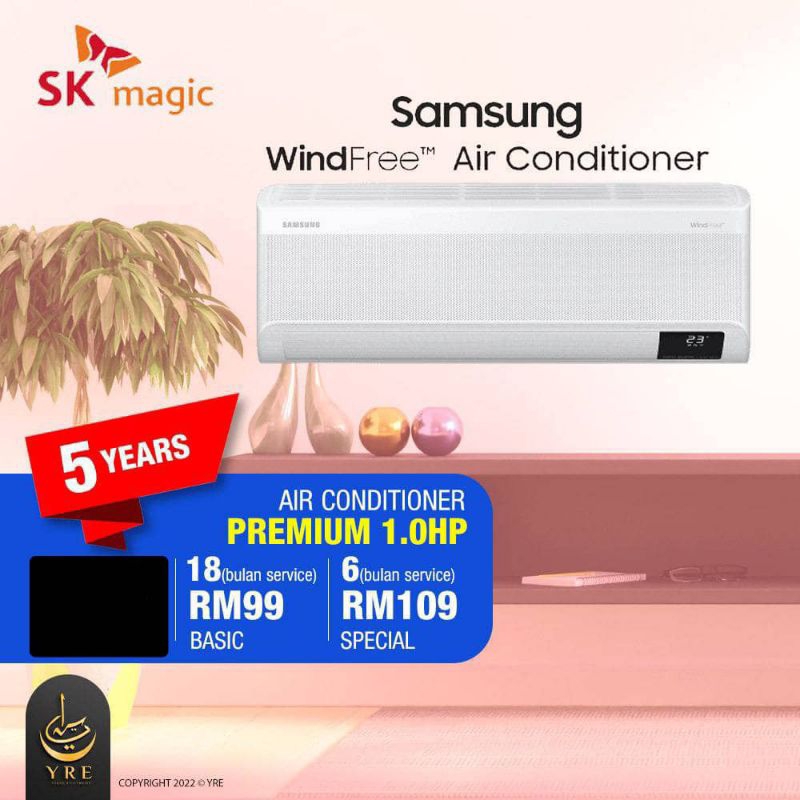 AIRCOND - SK MAGIC × SAMSUNG ( AIRCOND INVERTER SERENDAH RM99 SEBULAN‼️ ...