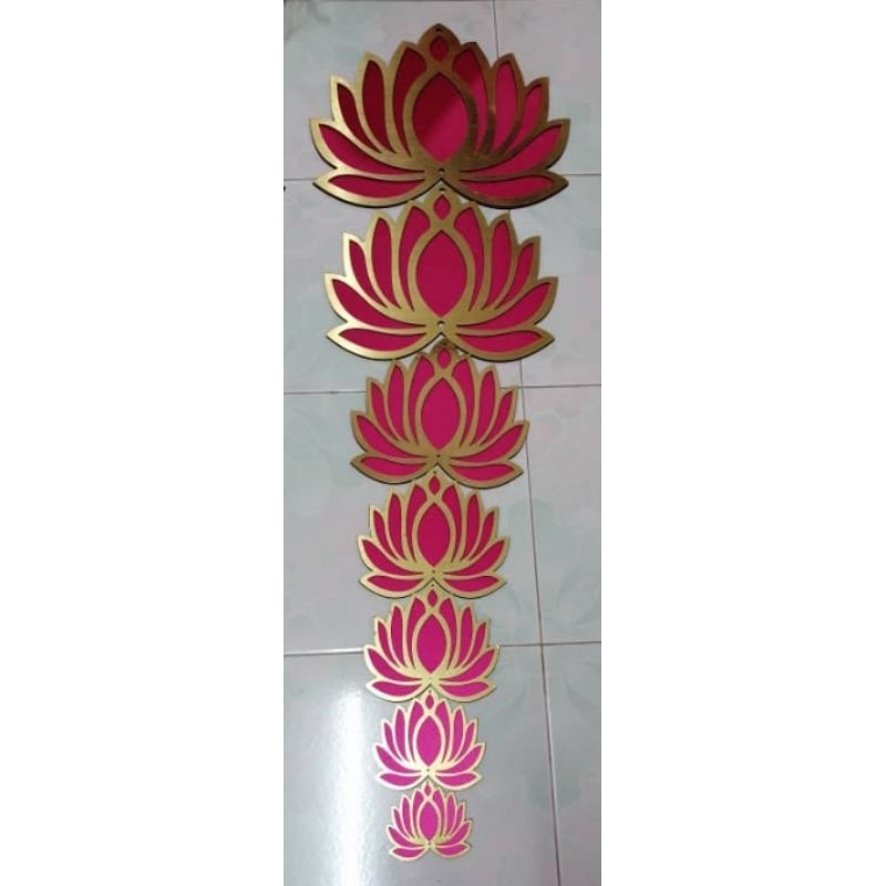 Lotus Deco Wooden work|new design Hanging | Shopee Malaysia
