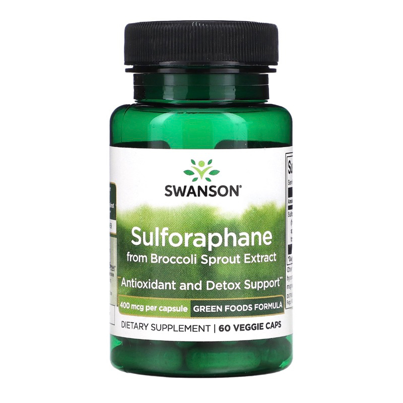 Sulforaphane from Broccoli Sprout Extract 400mg, Veggie Caps | Shopee ...
