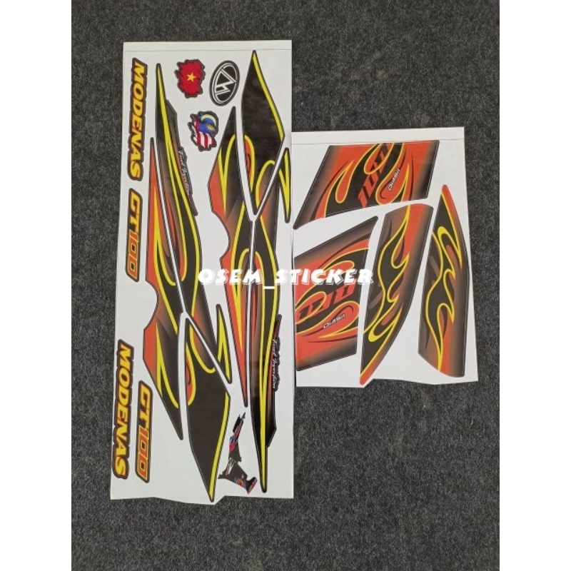 STICKER MODENAS CT100 /CT 100 API VIRAL / RC EDITION | Shopee Malaysia