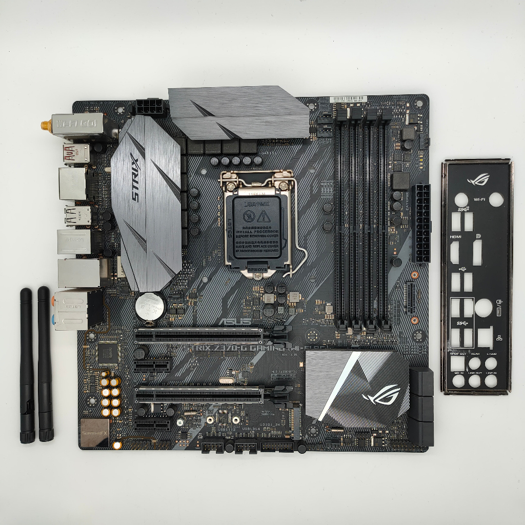 Asus ROG STRIX Z370-G GAMING (WI-FI AC) Micro ATX LGA1151 Motherboard ...
