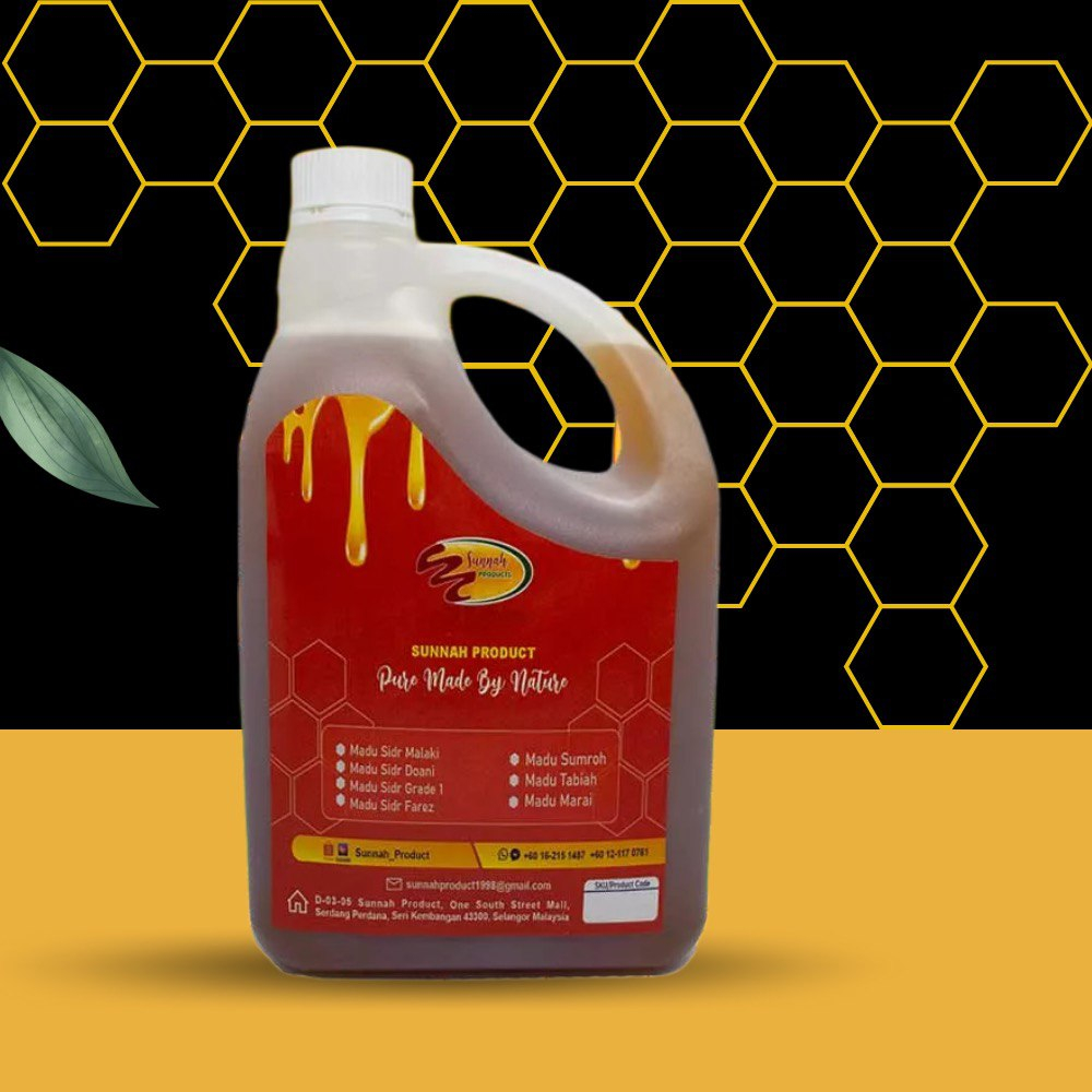 Madu yaman madu Sidr Royal baghiah fakhir Natural Yemeni Honey Asli 100 ...