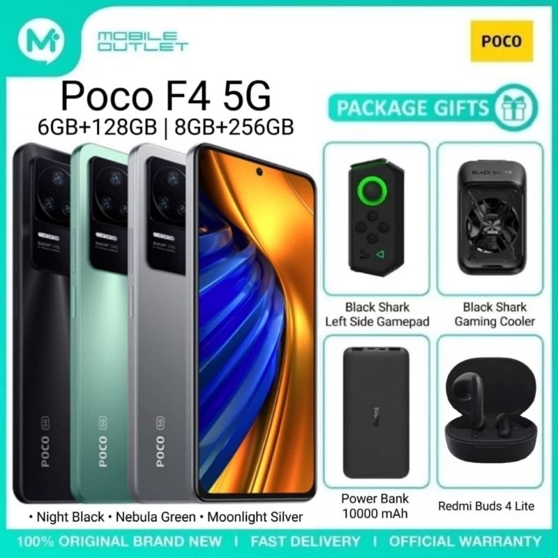 Poco F4 5G ( 6GB+128GB & 8GB+256GB ) 1Year Warranty By Xiaomi Malaysia ...
