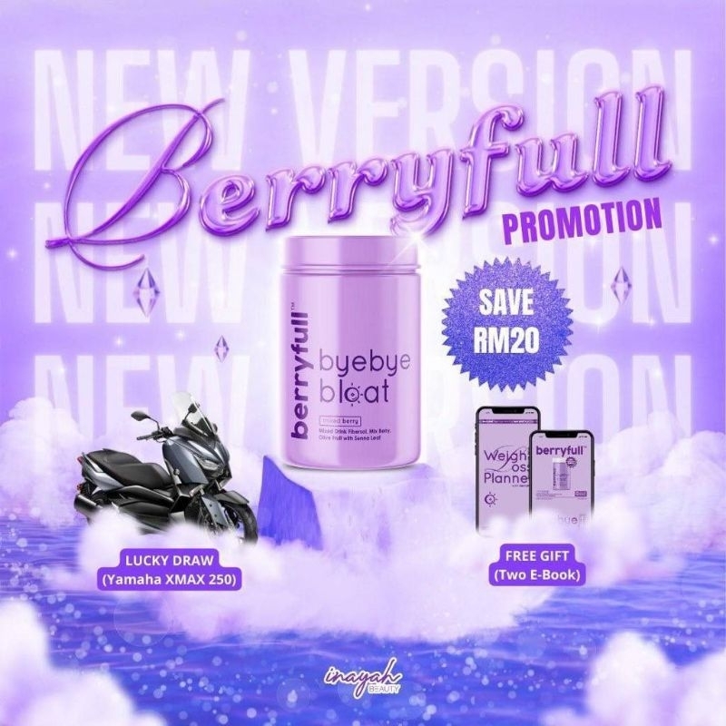 Berryfull By Inayah Beauty Original HQ Ready Stock Ada QR Code | Shopee ...