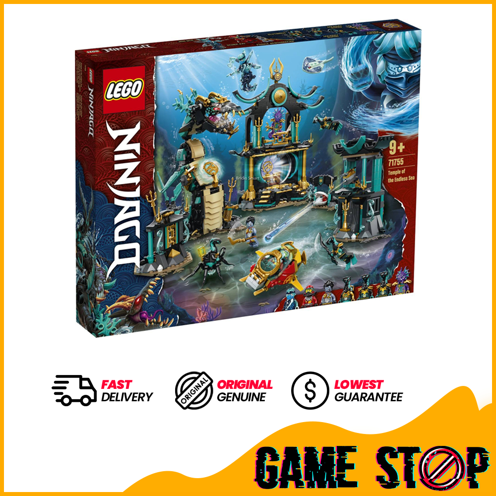 LEGO NINJAGO Temple of The Endless Sea 71755 Building Kit; Underwater ...