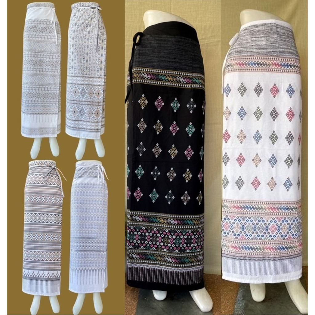 [Ship from KL] Printed Thick Cotton Sarong Thai Traditional Finished ...