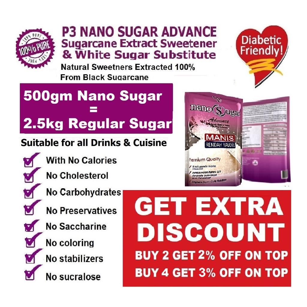 P3 NANO SUGAR |P3 GULA|P3 SUGAR| EKSTRAK TEBU HITAM PEMANIS SEMULAJADI ...