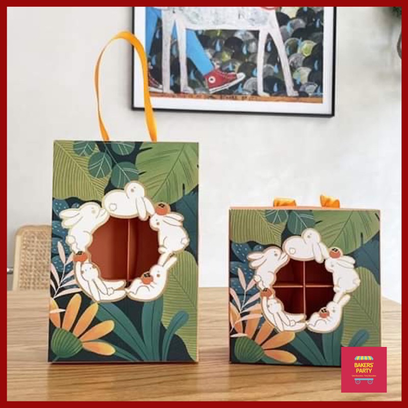 6pcs/ 4pcs Mooncake Box Mooncake Festival Box Mid-Autumn Box 月饼礼盒 中秋月饼盒 ...