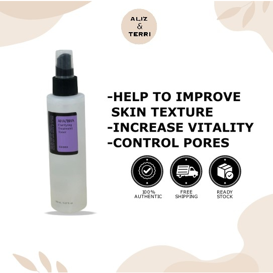 Ready Stock COSRX AHA/BHA Clarifying Treatment Toner 150ml | Fragrance ...