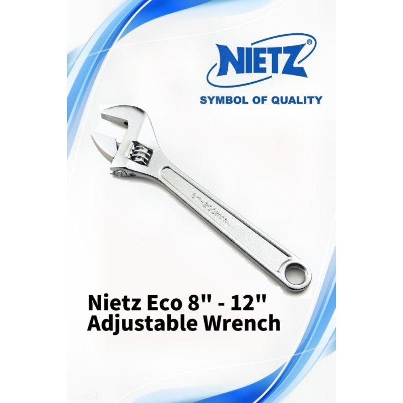 Nietz Eco Adjustable Wrench / Switch Spanar 8IN - 12IN | Shopee Malaysia