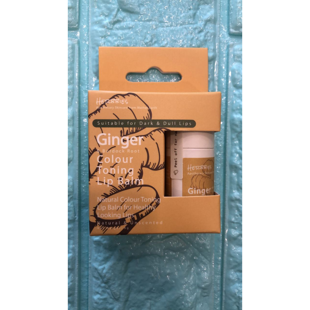 HERBBIES - Ginger Colour Toning Lip Balm 6g | Shopee Malaysia