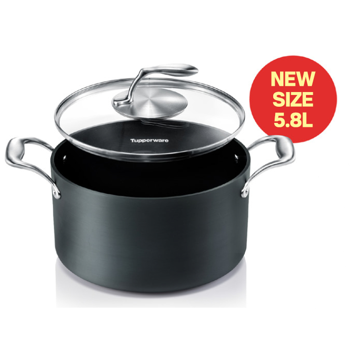 [NEW PRODUCT] Tupperware Black Series Casserole Pot 5.8L | Shopee Malaysia