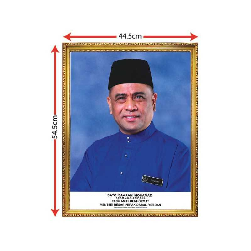Bingkai Potret Menteri Besar Perak | Shopee Malaysia