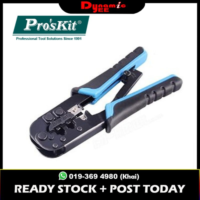 PRO'SKIT 4P/6P/8P Telecom Crimping Tool UCP-376TX | Shopee Malaysia