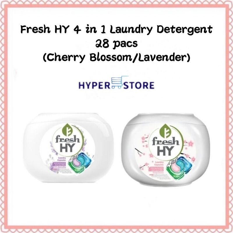 Watch Fresh HY Laundry Capsules 28pacs (Cherry Blossom/Lavender ...