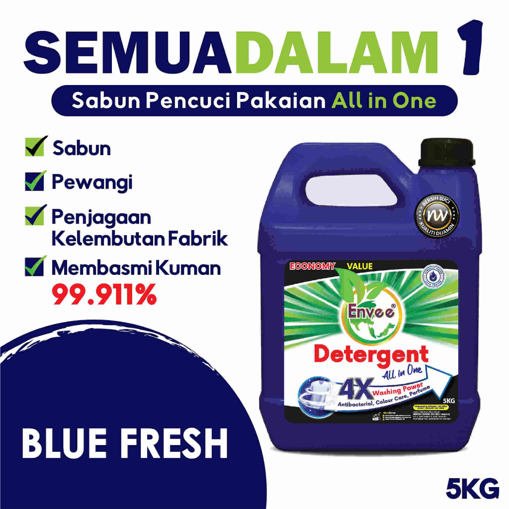 DIRECT KILANG ENVEE 🔥 Sabun Pencuci Pakaian Siap Pewangi Fabric ...
