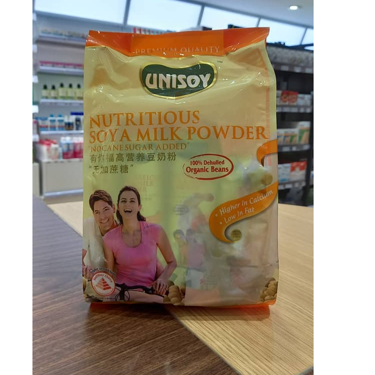 UNISOY: NUTRITIOUS SOYA MILK POWDER "NO CANE SUGAR ADDED" (30G x 12'S ...