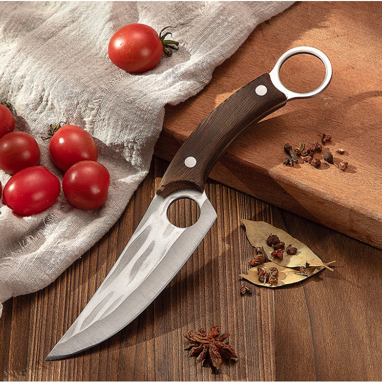 Forged butcher knife special boning knife to kill sheep selling meat ...