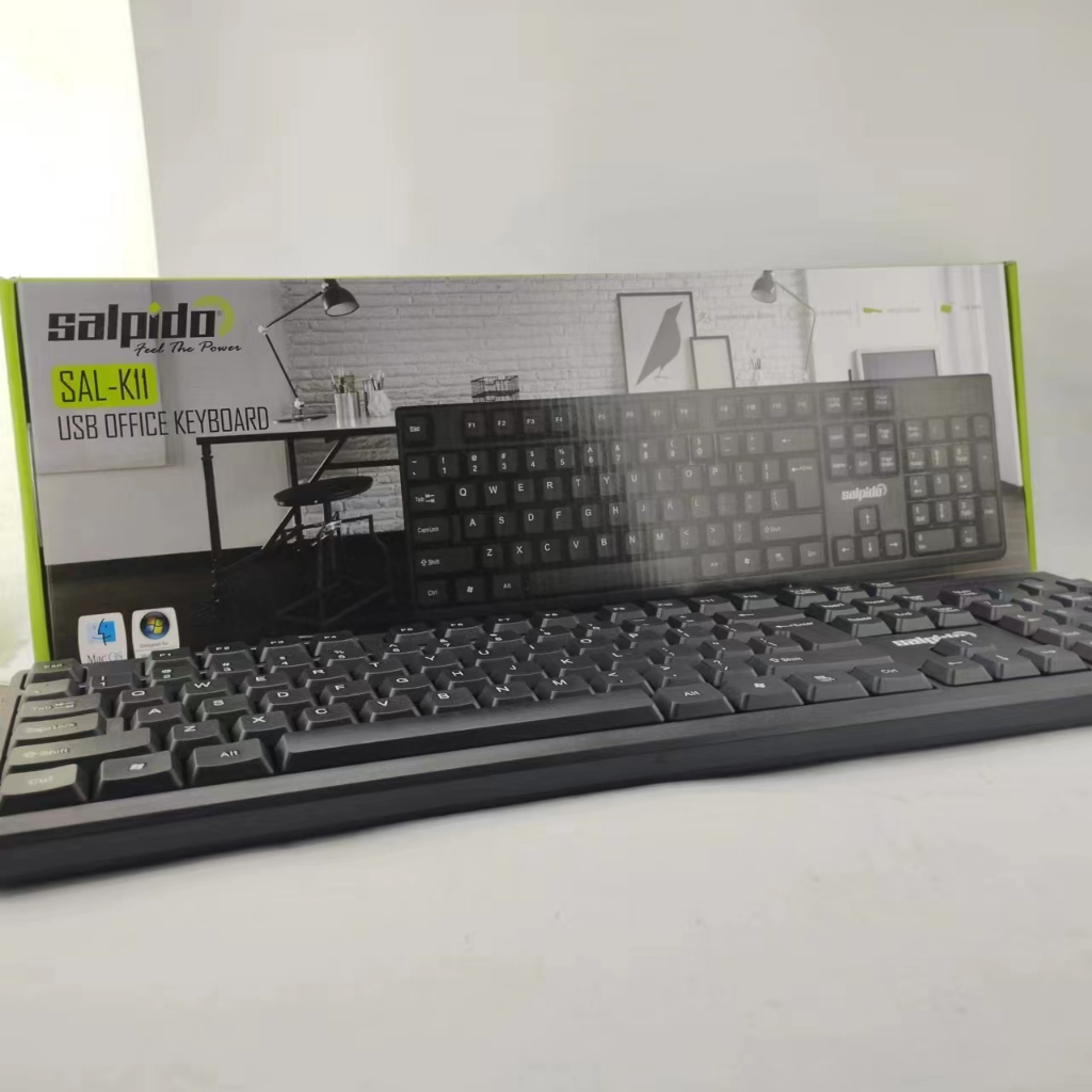 SALPIDO K11 DESKTOP USB KEYBOARD - New | Shopee Malaysia