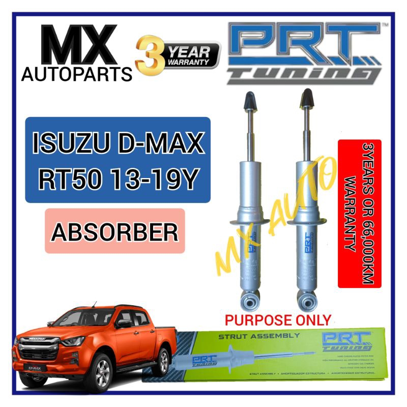 (WARRANTY 3YEARS) PRT TUNING ISUZU DMAX D-MAX V-CROSS RT50 2013-2019 ...