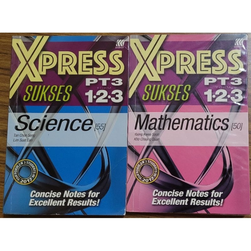 Xpress Sukses PT3 Mathermatics Science Form 1 Form 2 Form 3 | Shopee Malaysia