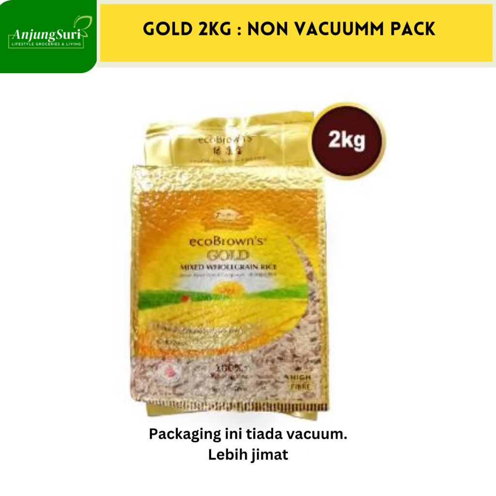 Eco Brown Rice Original Steam Multigrain Vacuum Pack Gluten Free Zero ...