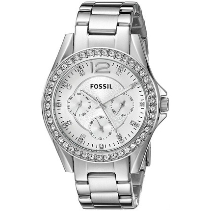 Fossil ES3202 Women Riley Multifunction Stainless Steel Watch | Shopee ...
