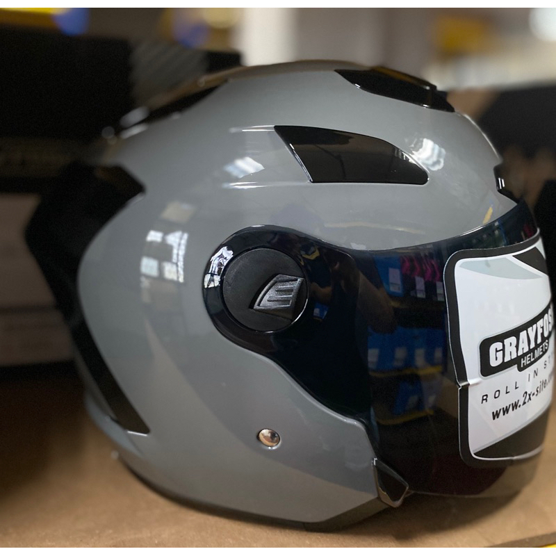 Grayfosh X12J Helmet Open Face Inspired by SHOEI X12 Design (SIRIM ...