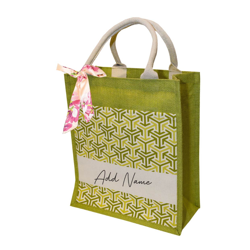 [BAG SULAM NAMA] JUTE BAG SLING TOTE CANVAS BAG MEDIUM SIZE ...