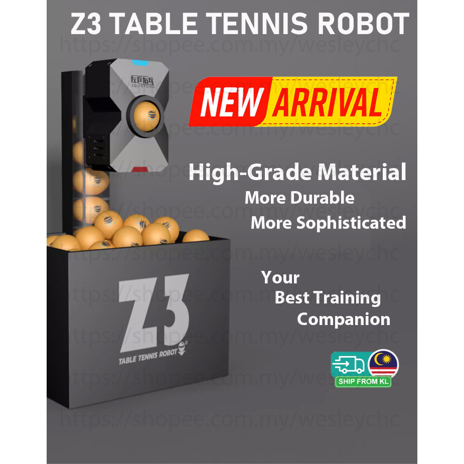 [NEW ARRIVAL 2023] Z3 Table Tennis Robot 2.4Ghz Wireless Controller ...