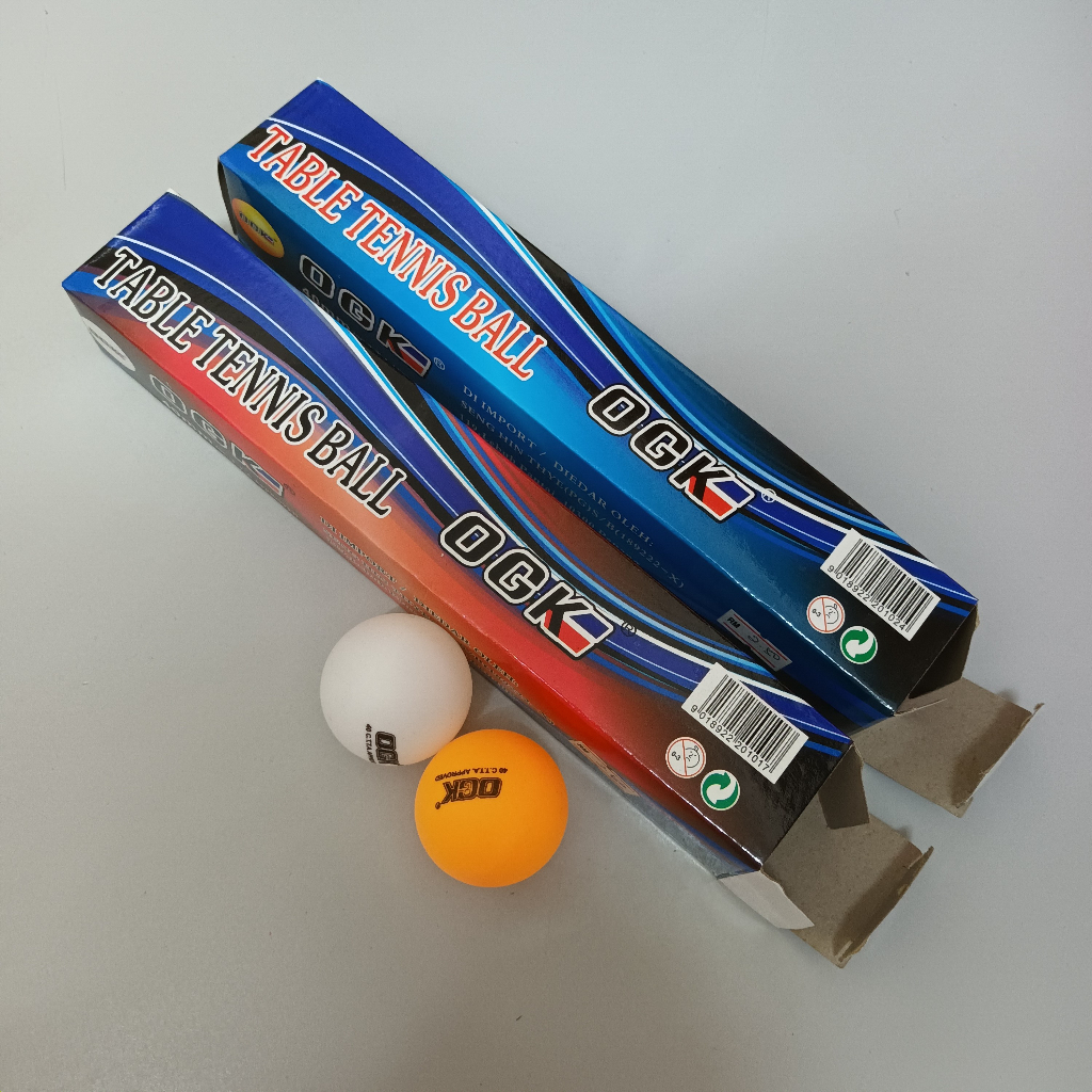 OGK 40mm Table Tennis Ball/ Ping Pong Ball/ Bola Ping Pong /兵乓球 (6pcs ...